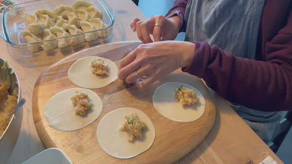 Gyoza with chicken filling, handmade (5 pieces) – Leelawadee